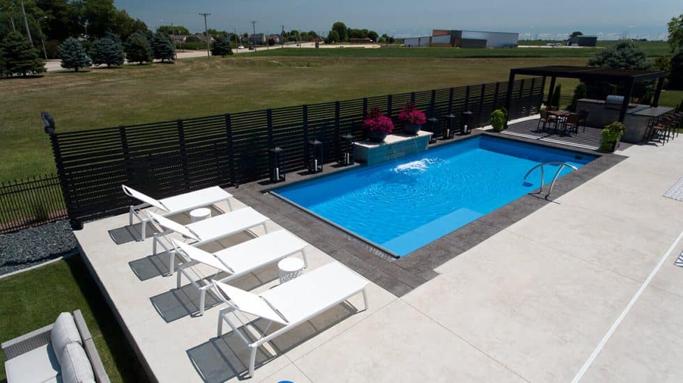 Great Lakes Beach Entry Fiberglass Pool Tampa, FL | Fiberglass Pool ...